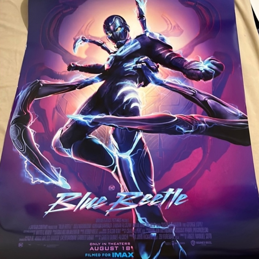 Blue Beetle 27x40 Movie Poster Ds Double Sided Theate… - Gem